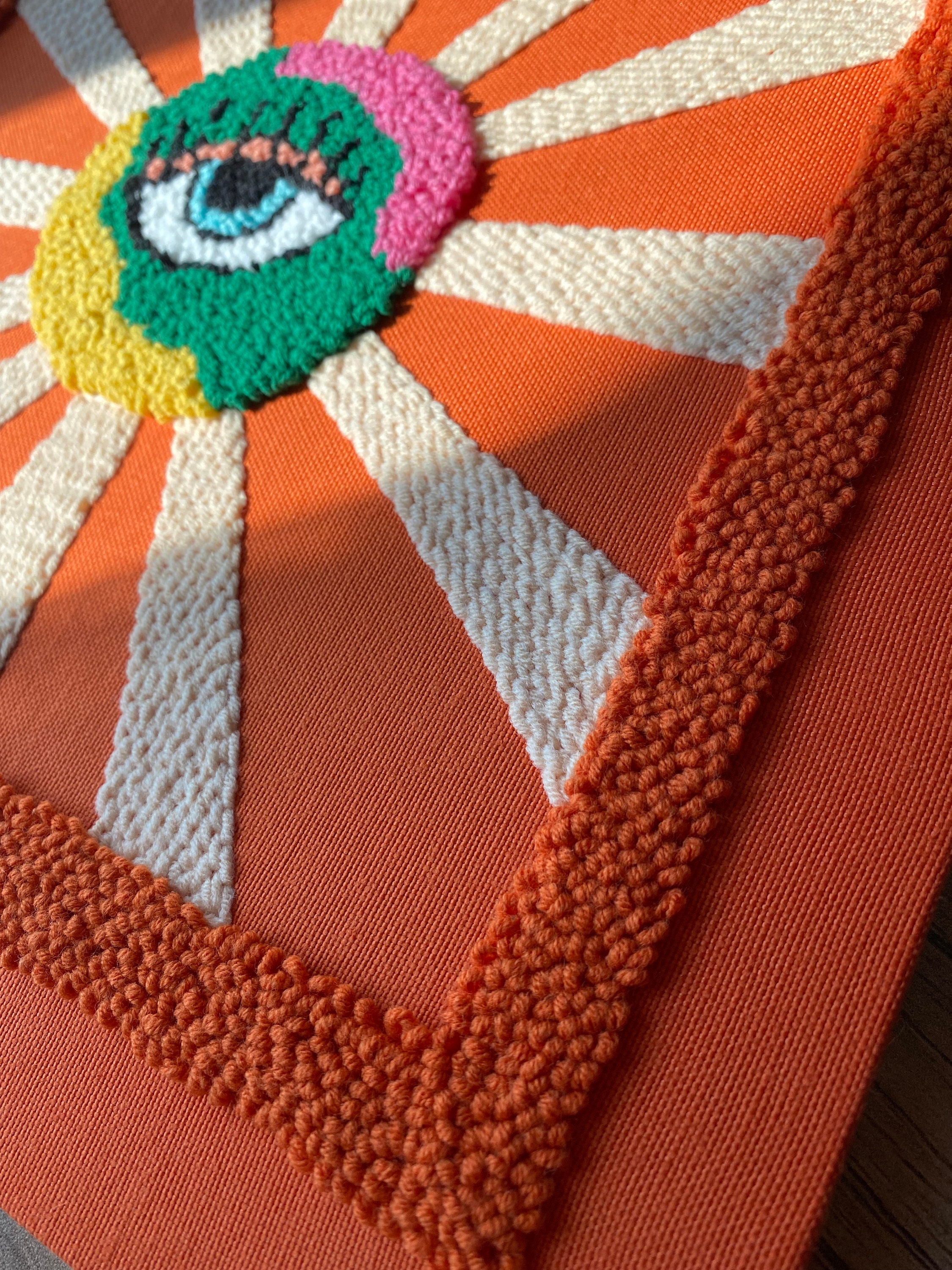 Eye Wall Decor, Punch Needle Decoration, Eye Decor, Gift for Friends ...