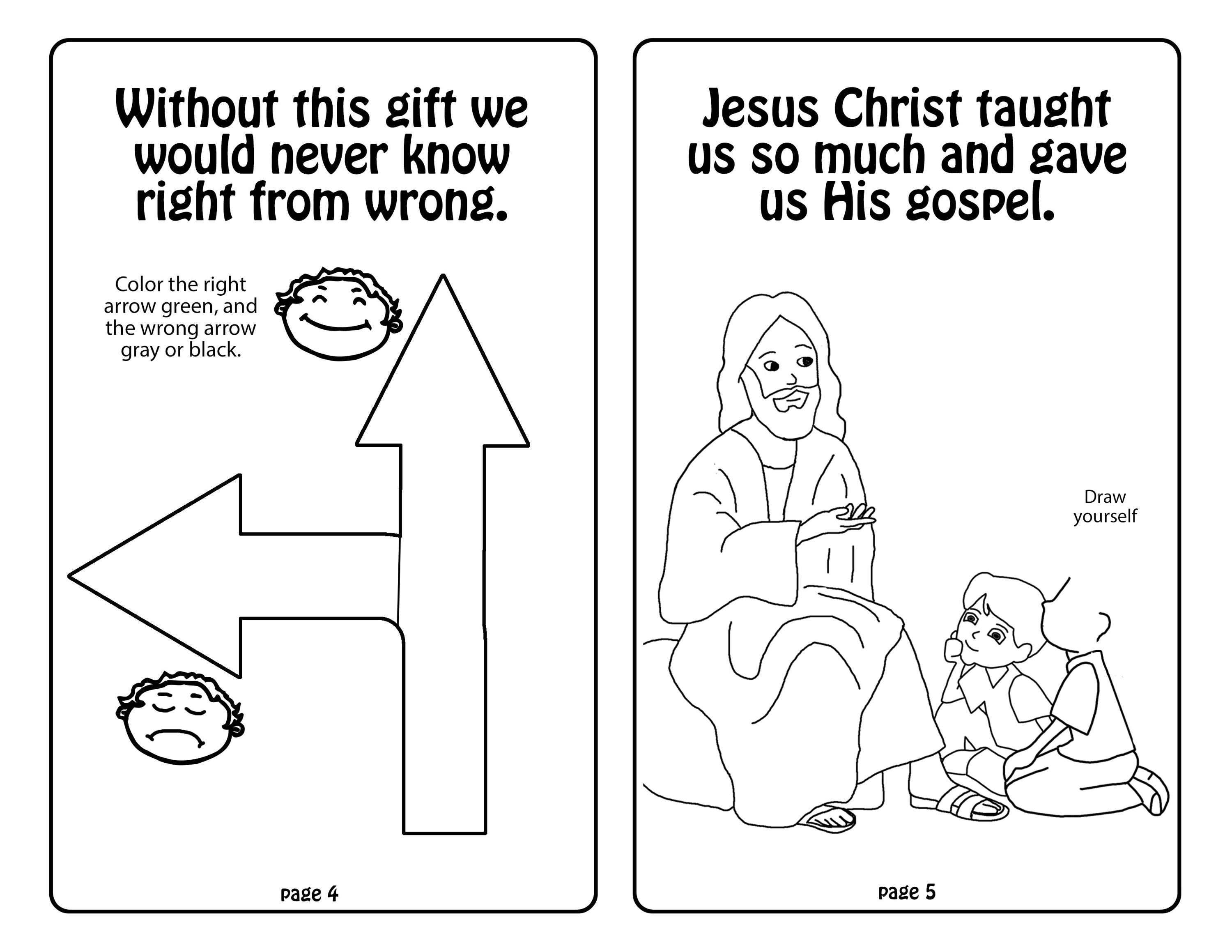 2024 Christmas Lesson LDS Primary Coloring Book - Etsy
