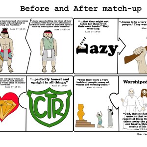 Red Crystal, July 14 LDS Primary Lesson Extras - Etsy