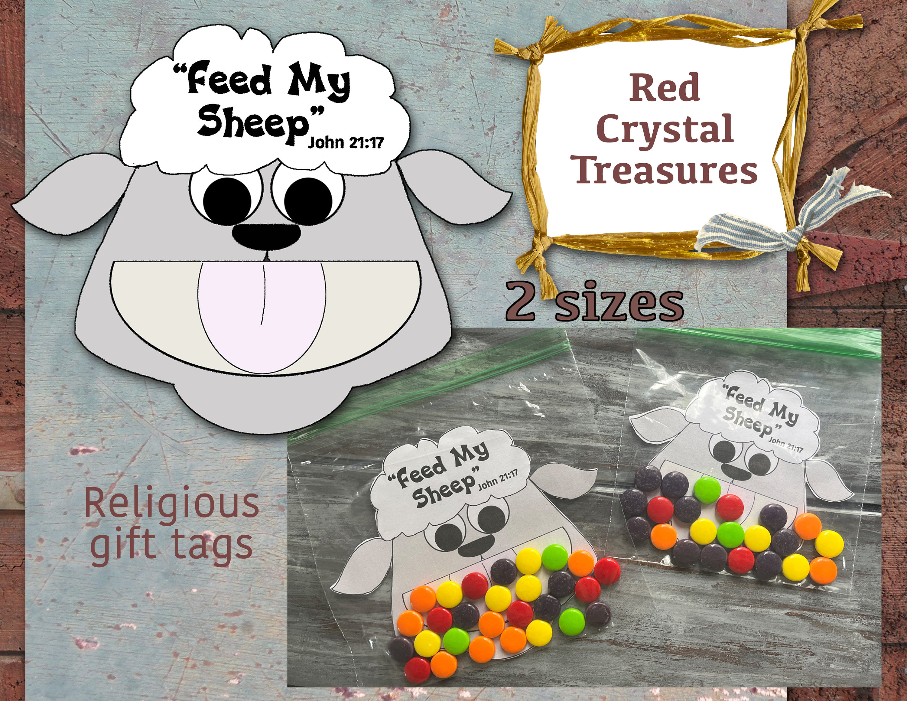 Feed My Sheep, Religious Gift Tags - Etsy