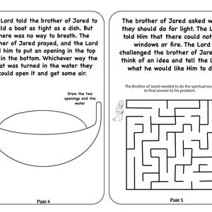 Nov 17, LDS Come Follow Me, Primary Lesson, Coloring and Activity Book ...