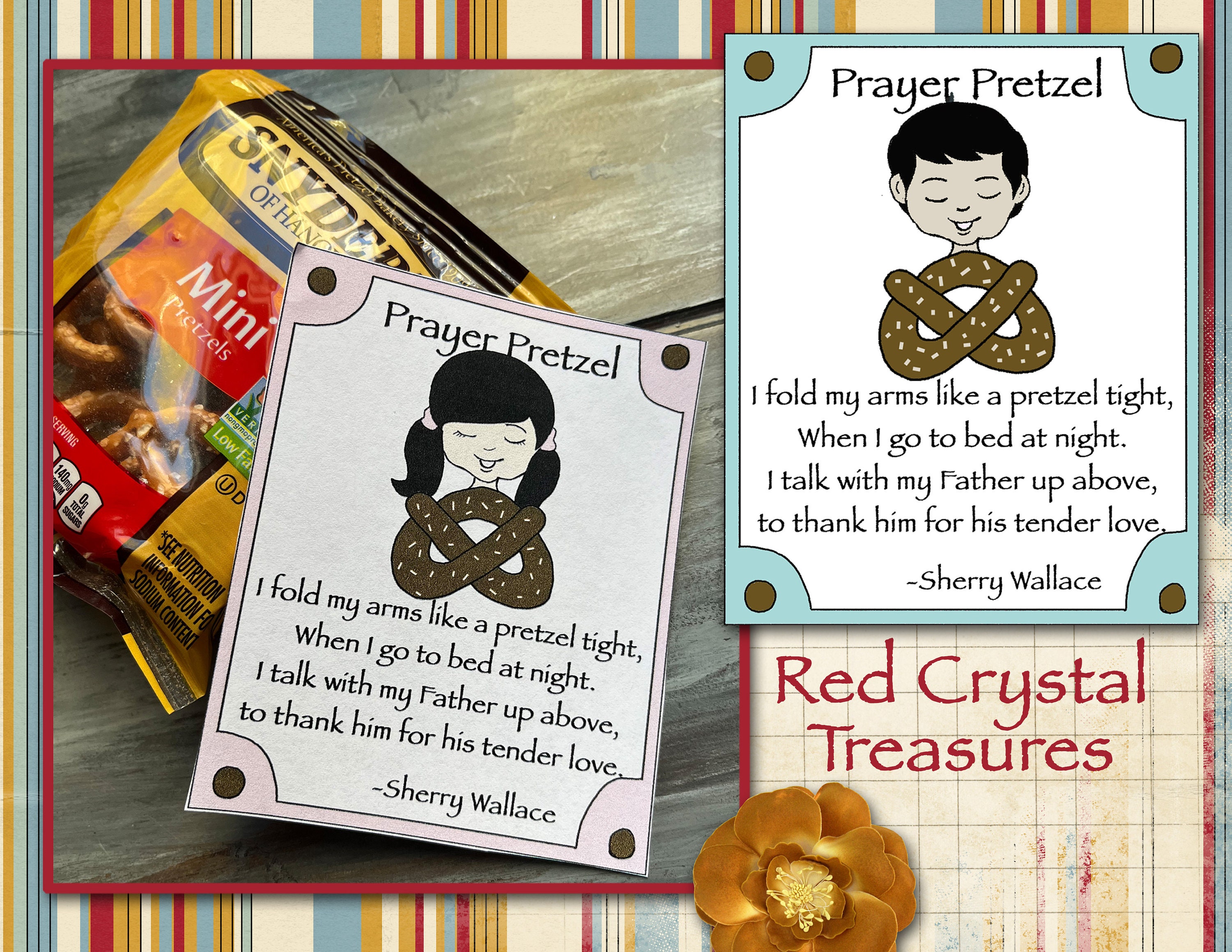 Pretzel Prayer Poem, Gift Tag, Come Follow Me Lessons - Etsy