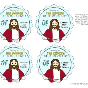 I Belong to the Church of Jesus Christ of Latter-day Saints. Badge ...