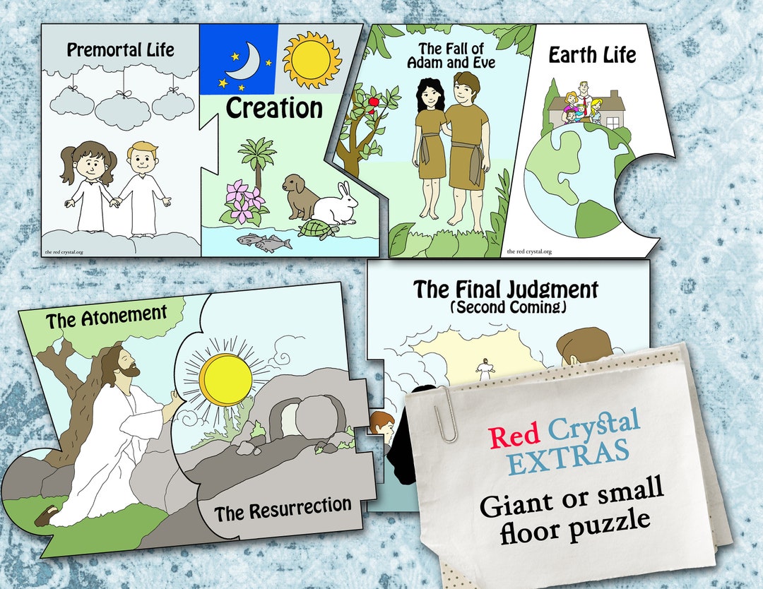 Principles of the Plan of Redemption, LDS Puzzle, Big and Small ...