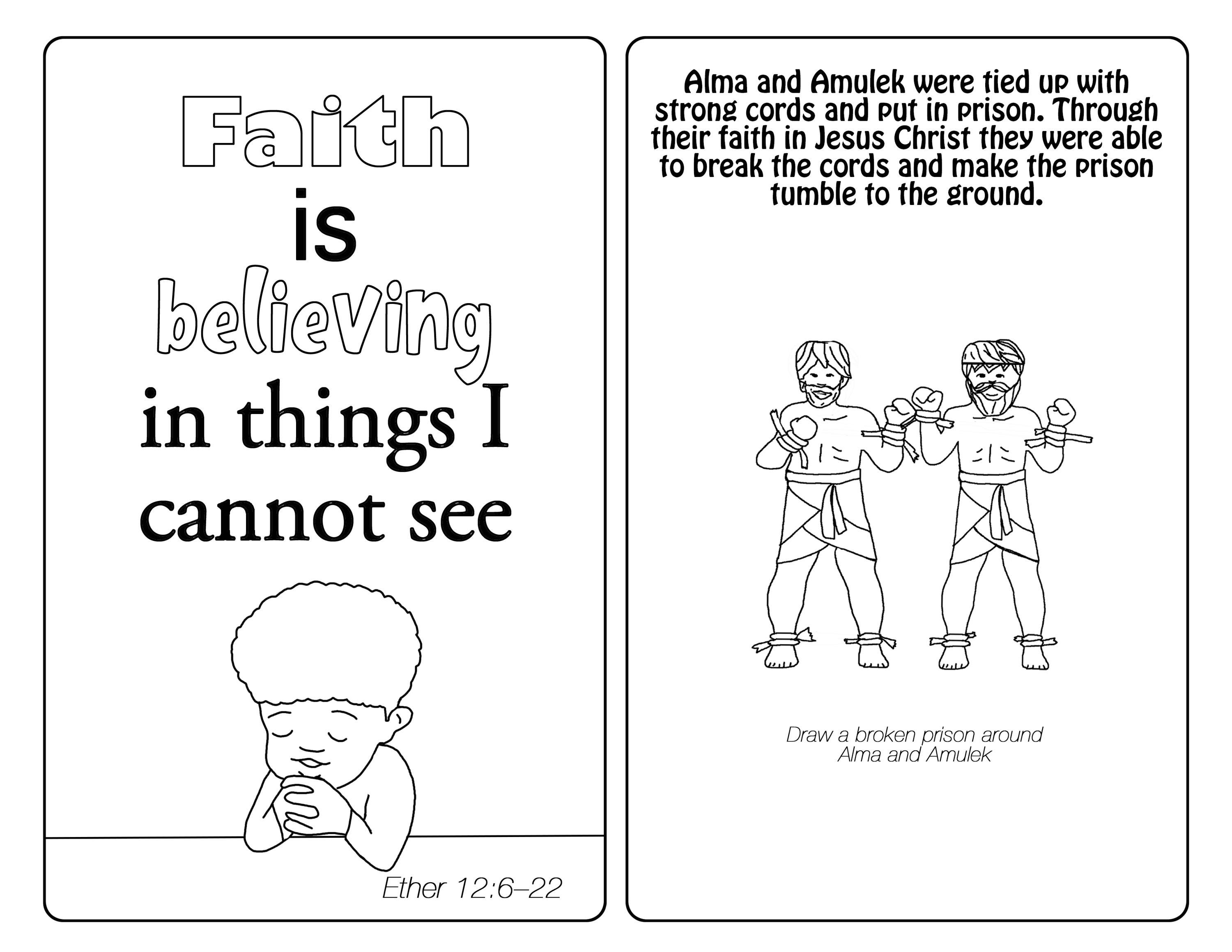 Nov 25-dec 1 LDS Primary Coloring Book, for Come Follow Me, by the Red ...