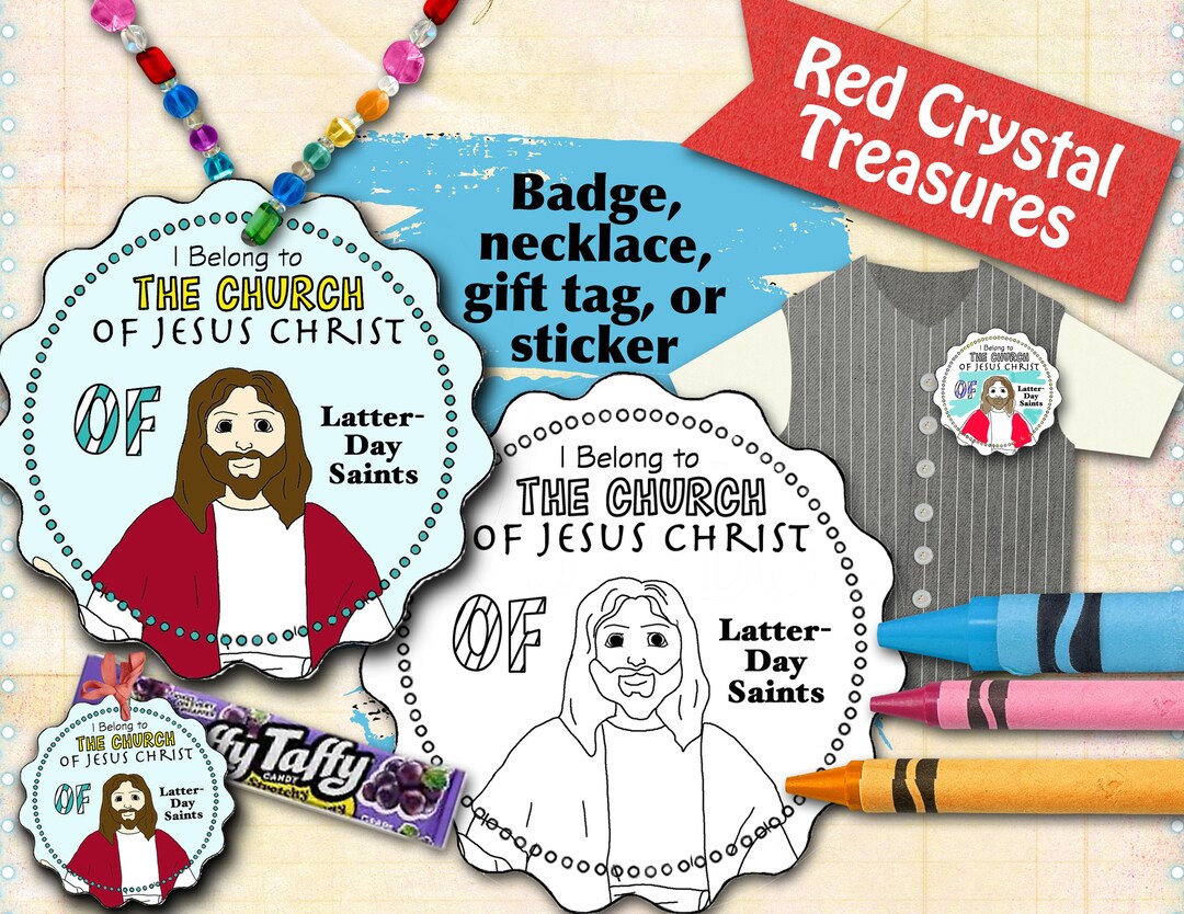 I Belong to the Church of Jesus Christ of Latter-day Saints. Badge ...