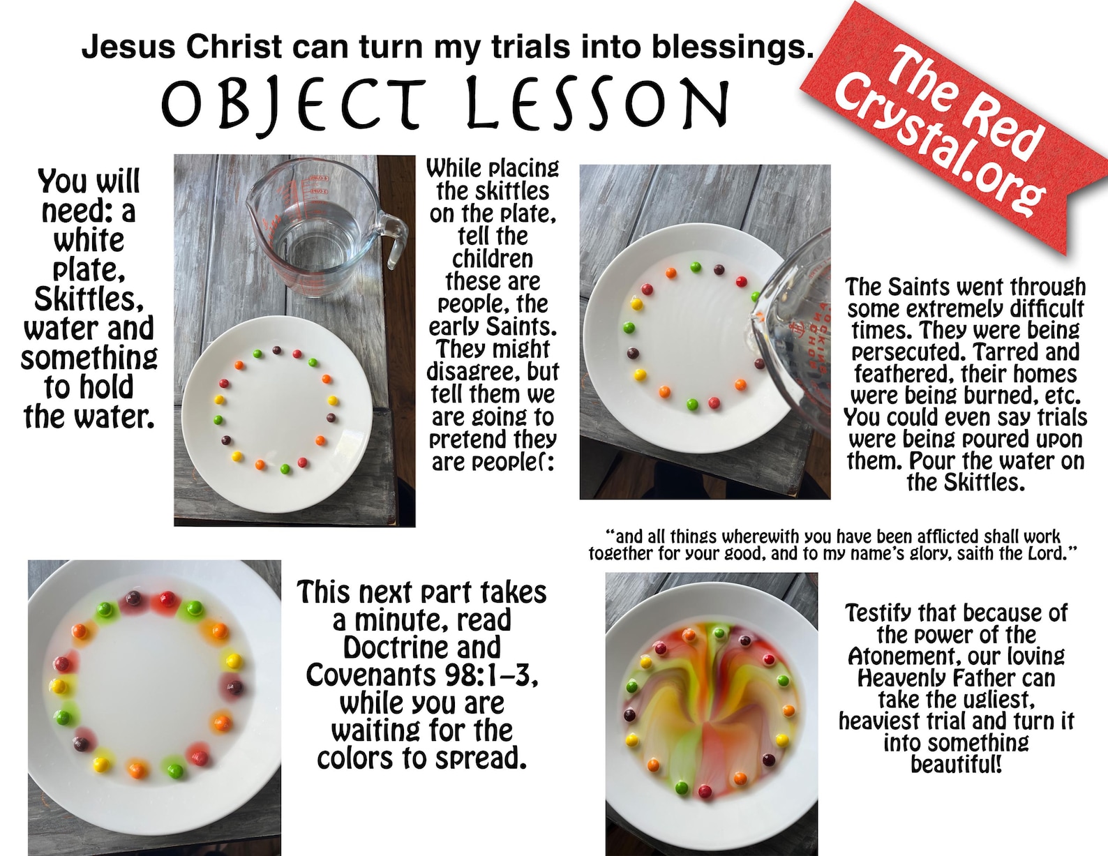 Religious Rainbow Gift Tag: Trials & Atonement - Etsy