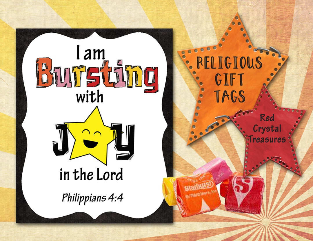 I Am Bursting With Joy in the Lord, Philippians 4:4, Religious Gift ...