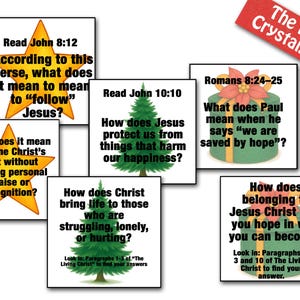 Youth Christmas Lesson, Come Follow Me, Connect Four Game, by the Red ...