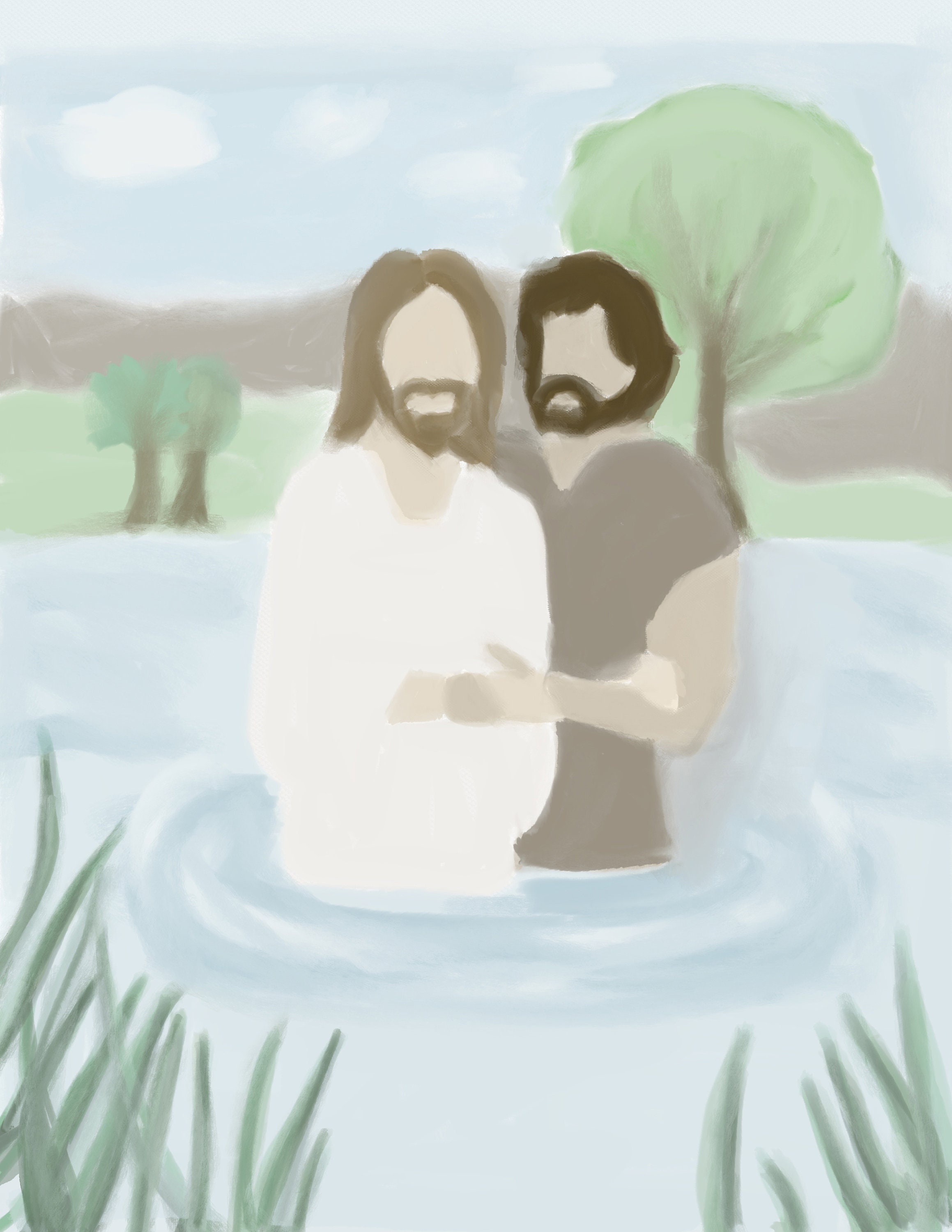 Jesus Christ Baptism, Savior, in Who I Am Well Pleased, Great to Be 8 ...