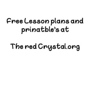 Aug 5-11, LDS Primary Lesson Printable's, From the Red Crystal - Etsy
