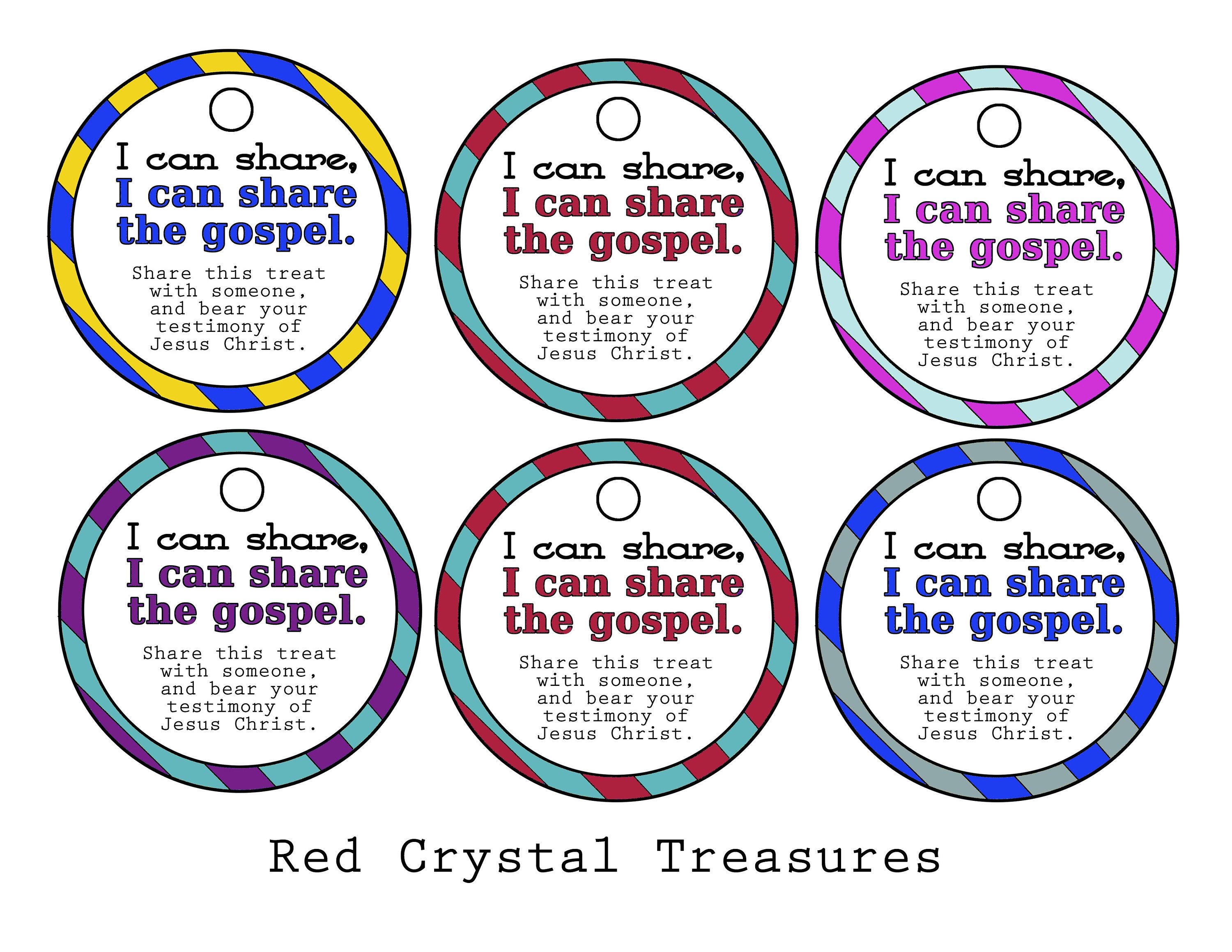 I Can Share I Can Share the Gospel Gift Tag for Come Follow - Etsy