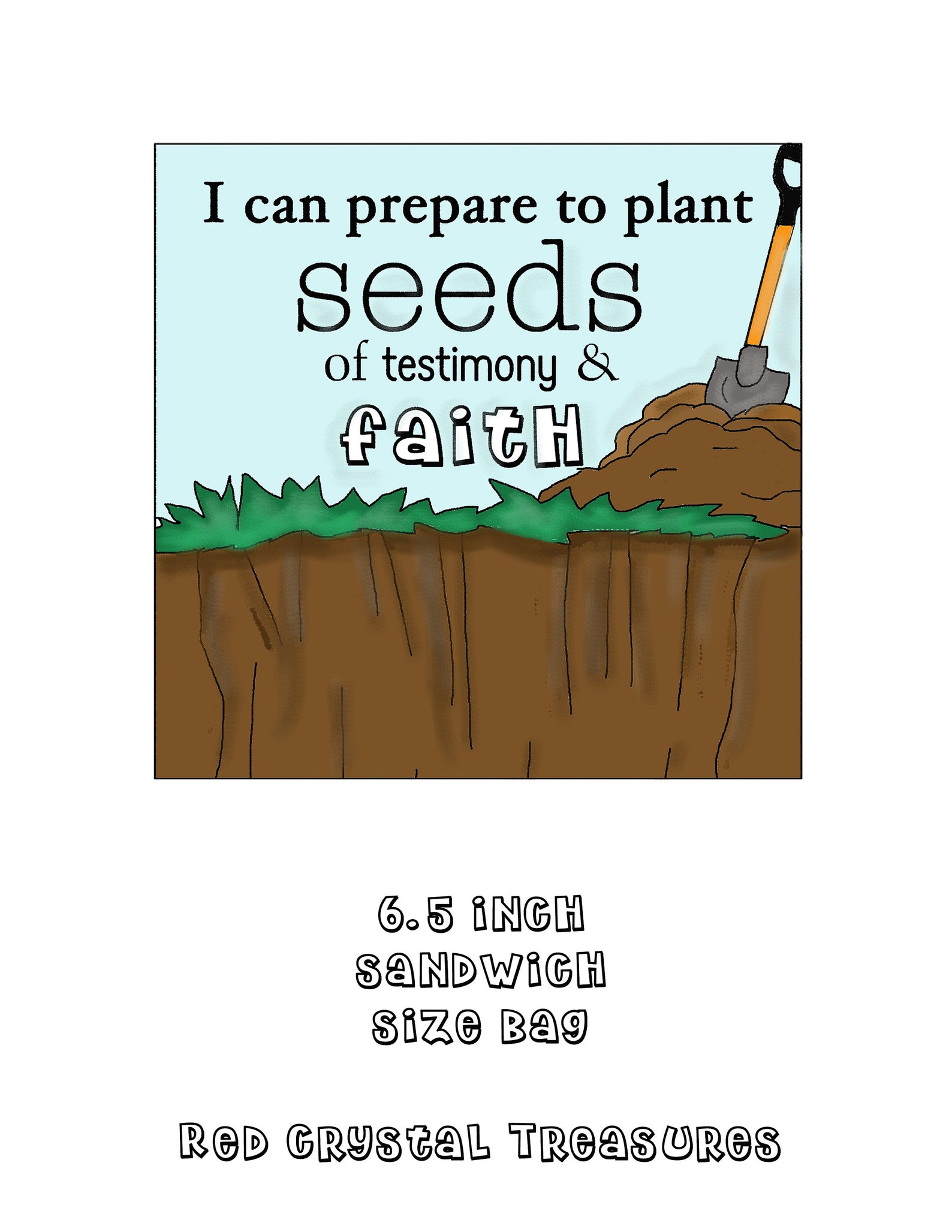 I Can Prepare to Plant Seeds of Testimony and Faith, Religious, Come ...