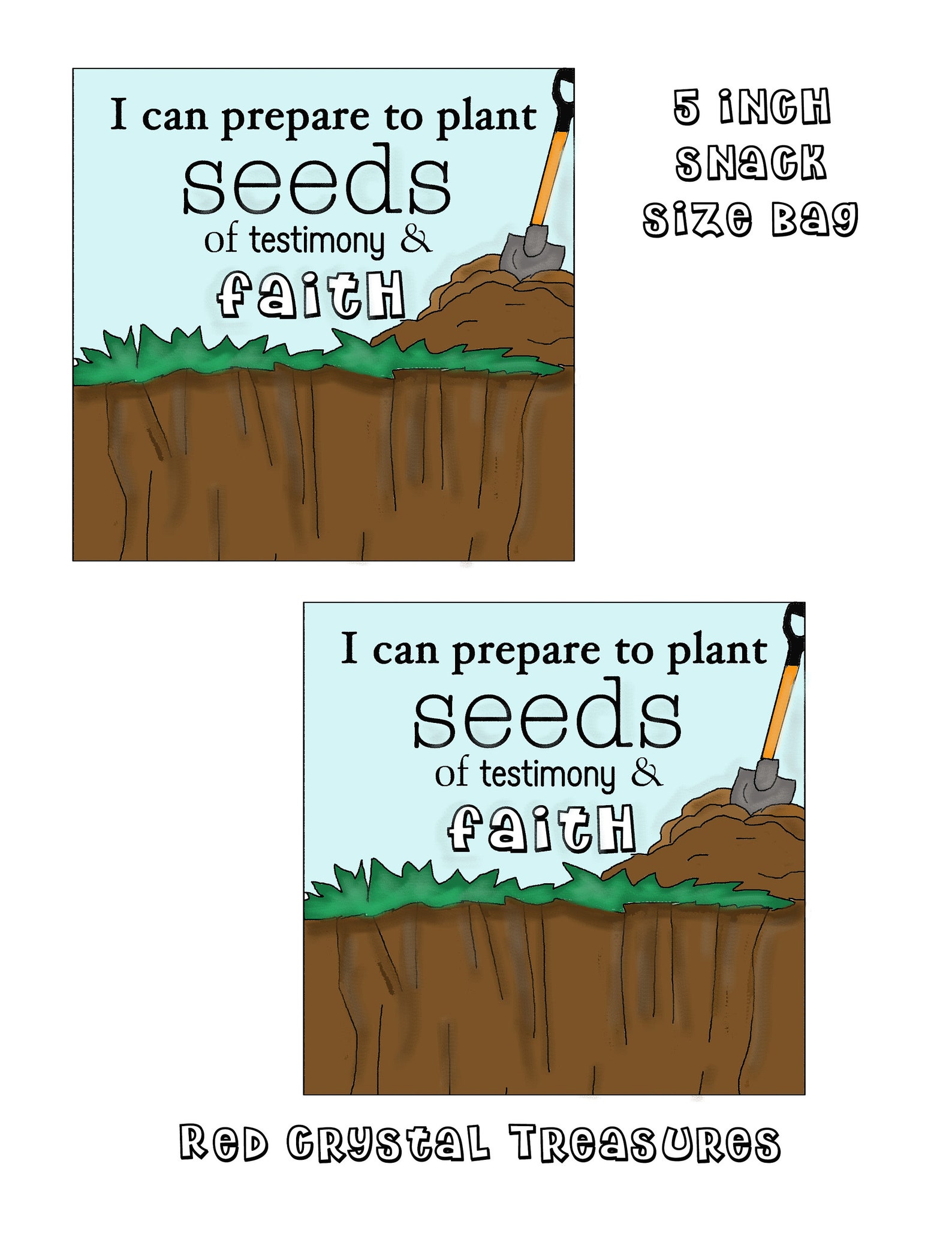 I Can Prepare to Plant Seeds of Testimony and Faith, Religious, Come ...