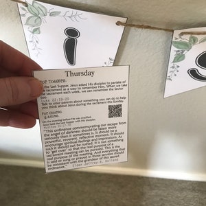 Holy Week Religious Easter Count Down Banner - Etsy