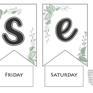 Holy Week Religious Easter Count Down Banner - Etsy