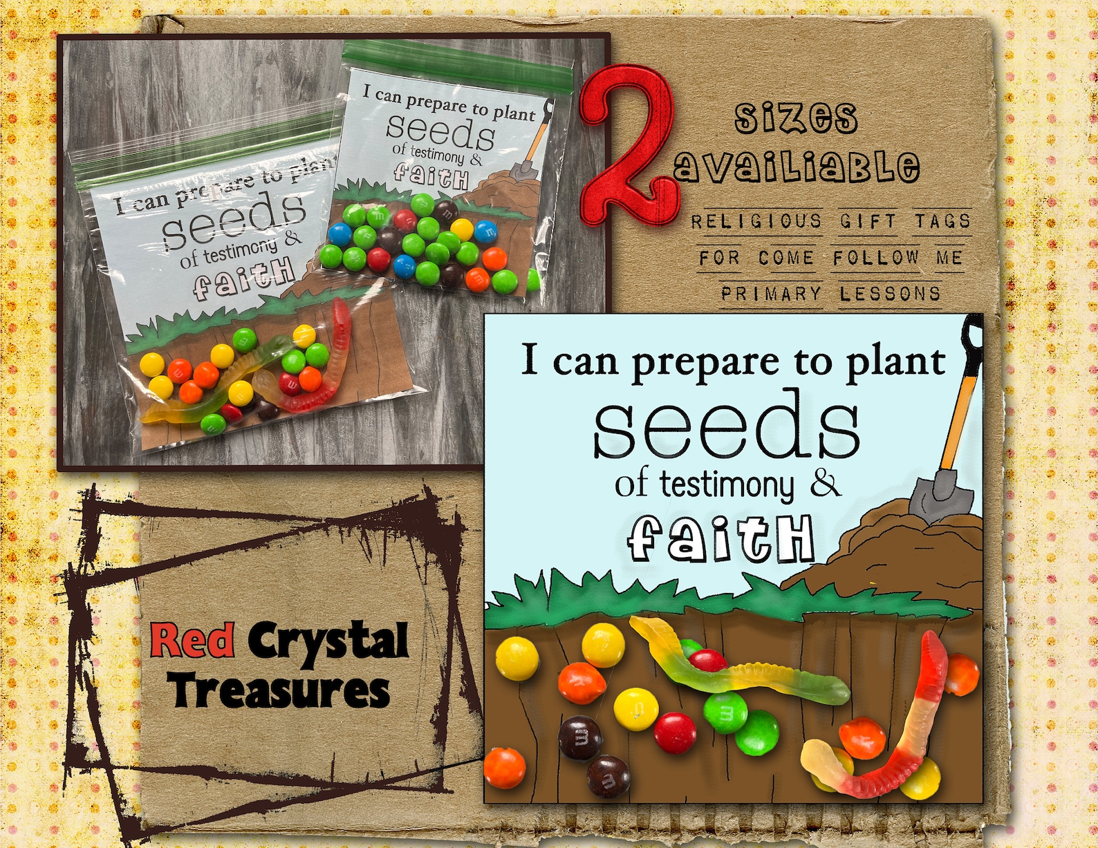 I Can Prepare to Plant Seeds of Testimony and Faith, Religious, Come ...