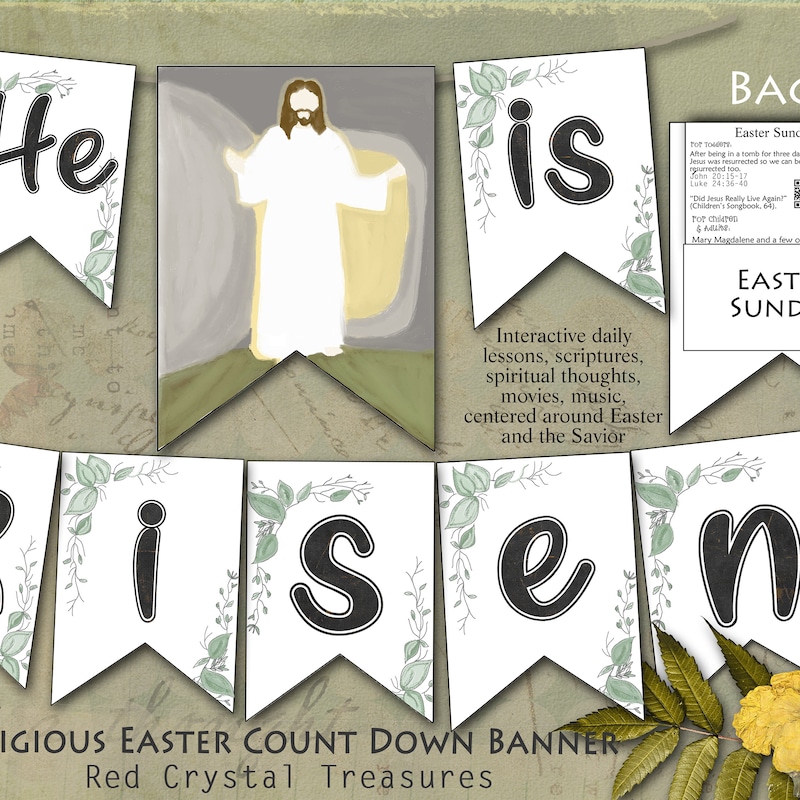 Holy Week Banner - Etsy
