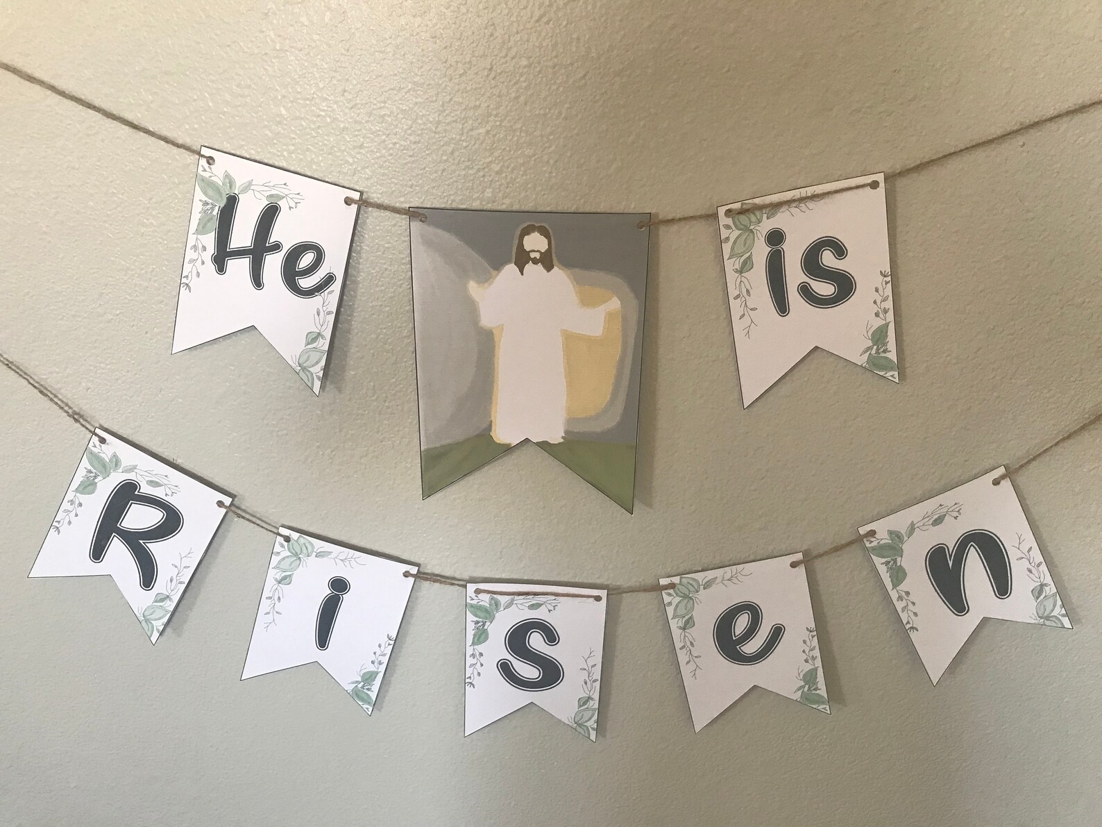 Holy Week Religious Easter Count Down Banner - Etsy