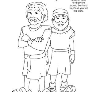 Nephi and Lehi in the Pillar of Fire, Interactive Scripture Story ...