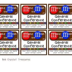 3 LDS General Conference Gift Tags, Take Note, Make the Most, and Color ...