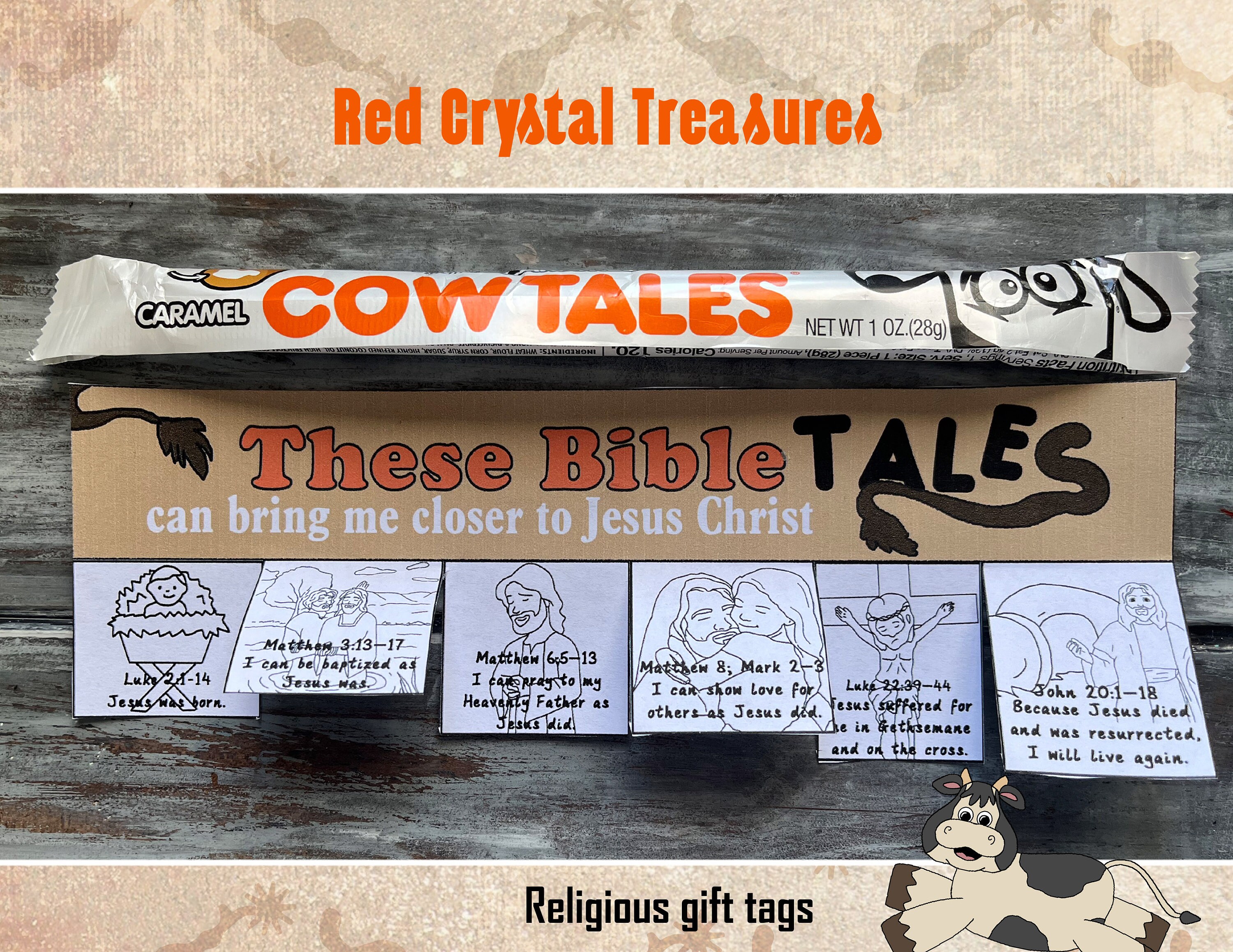 These Bible Tales Can Bring Me Closer to Jesus Christ Cow - Etsy