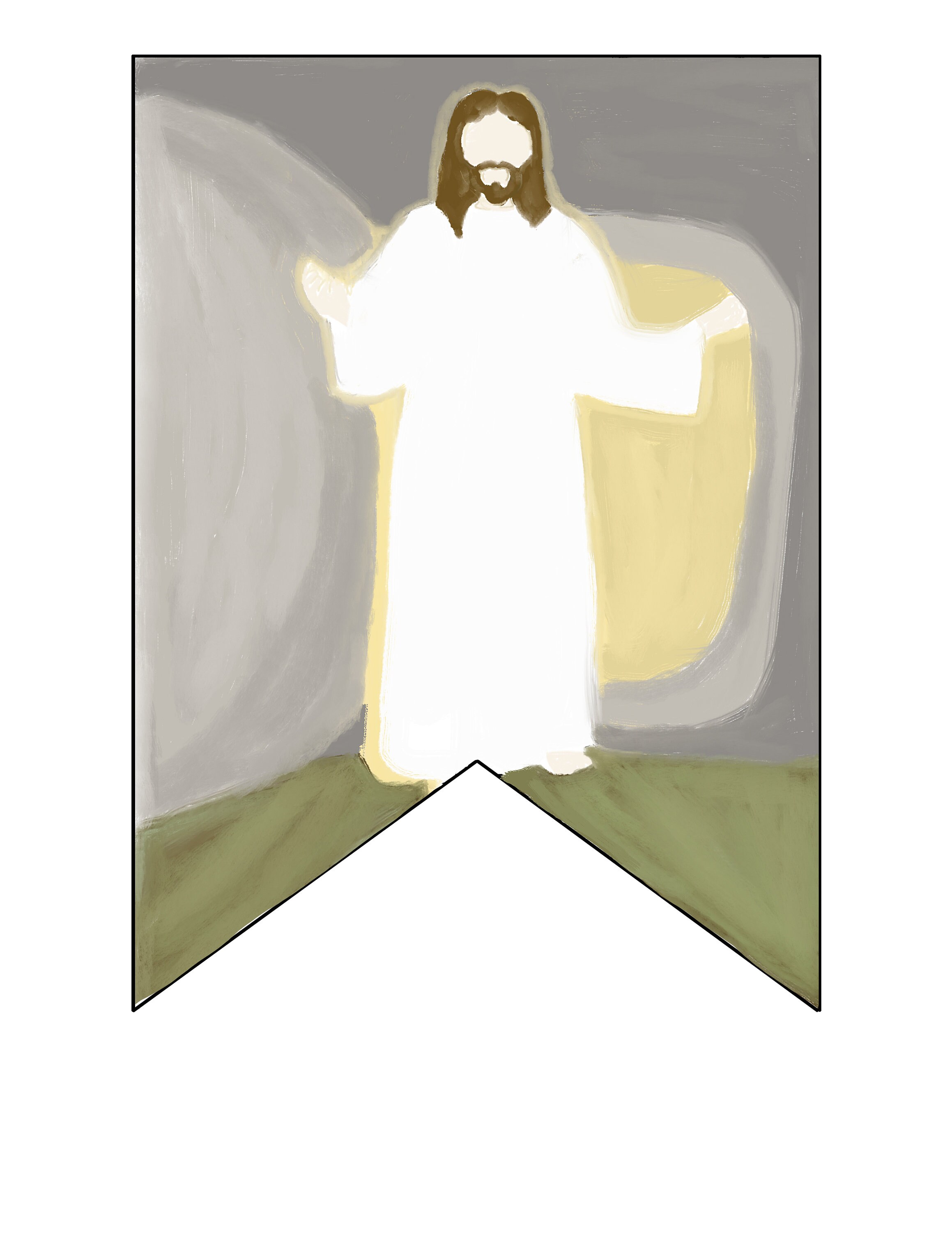 Holy Week Religious Easter Count Down Banner - Etsy