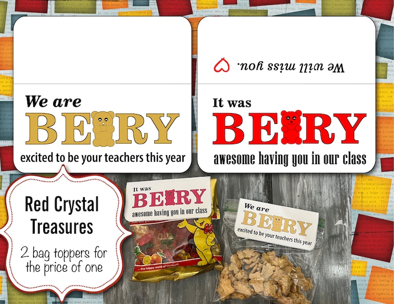 We Are "beary" Excited to Be Your Teachers This Year. It Was "beary ...