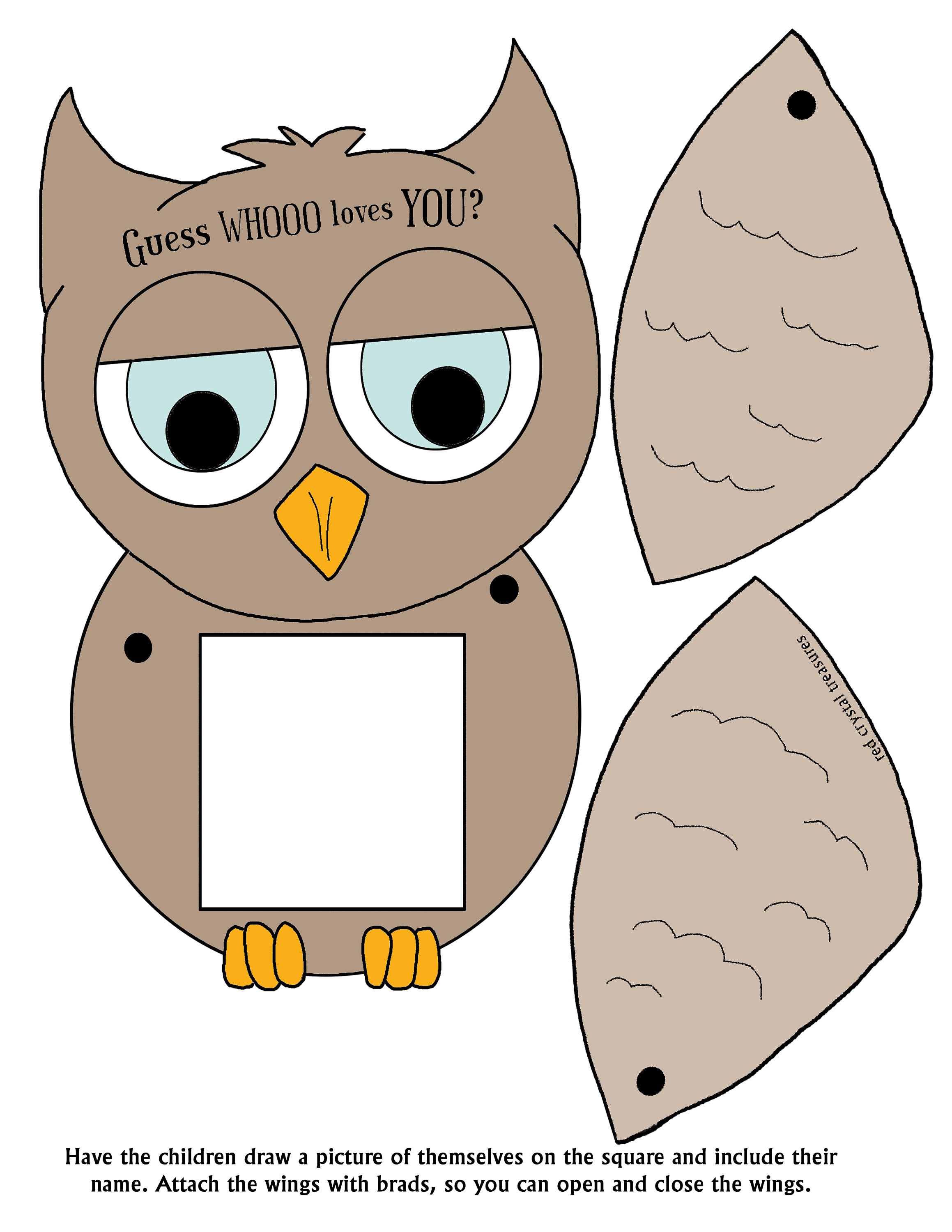 Guess Who Loves You Owl Love Note - Etsy