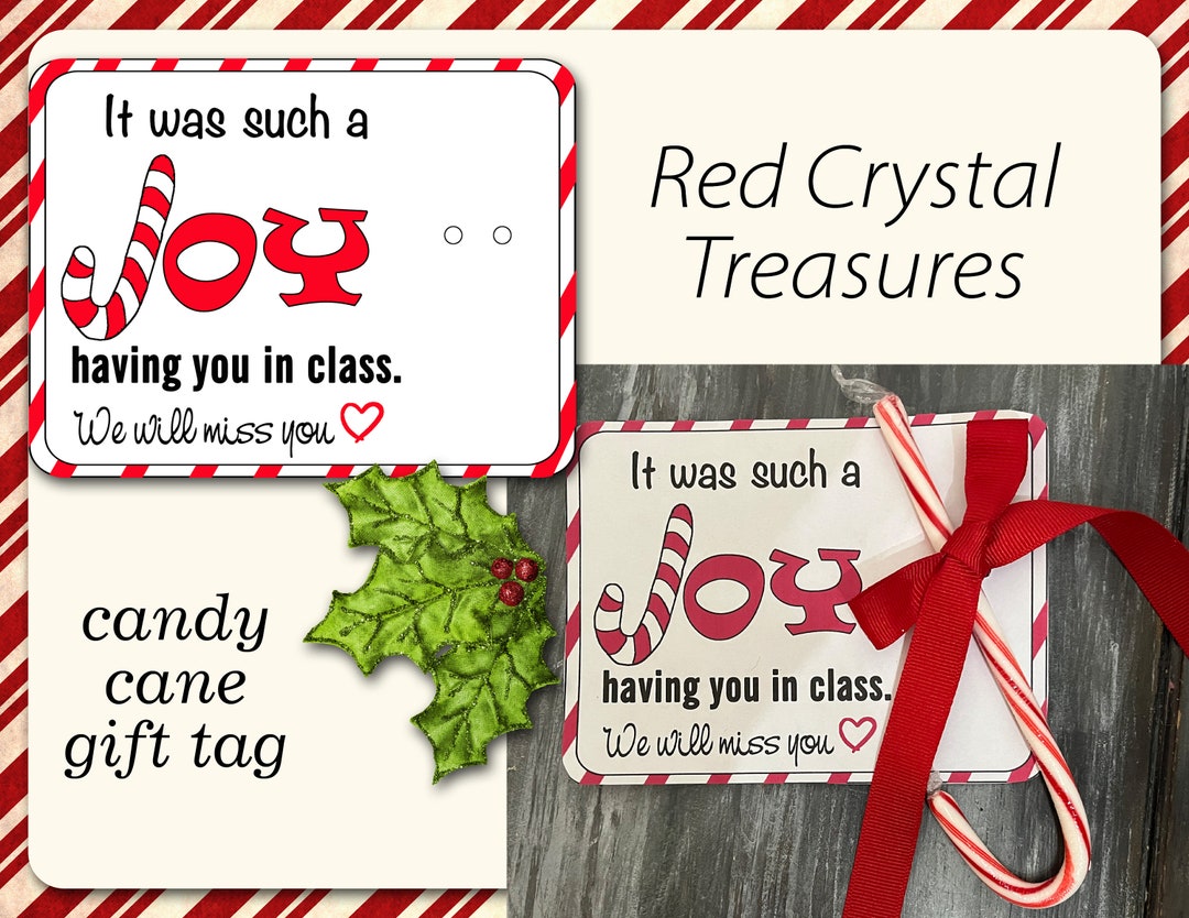 It Was Such a Joy to Have You in Our Class, We Will Miss You. Christmas ...