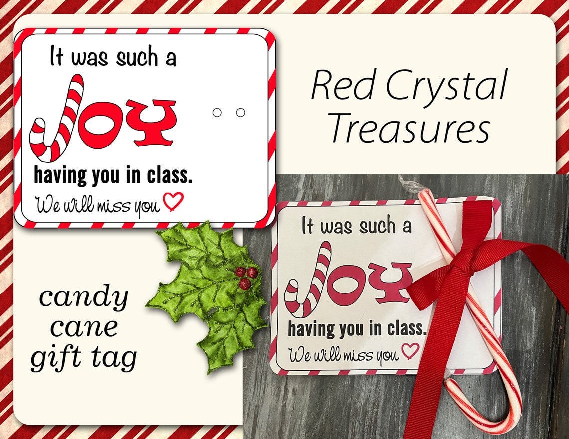 It Was Such a Joy to Have You in Our Class, We Will Miss You. Christmas ...