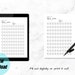 Printable Numbered Row Counter for Crochet and Knitting, Digital ...