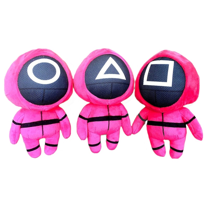 Squid Game Netflix 20 Doll Plush Guard Costume Merch | Etsy