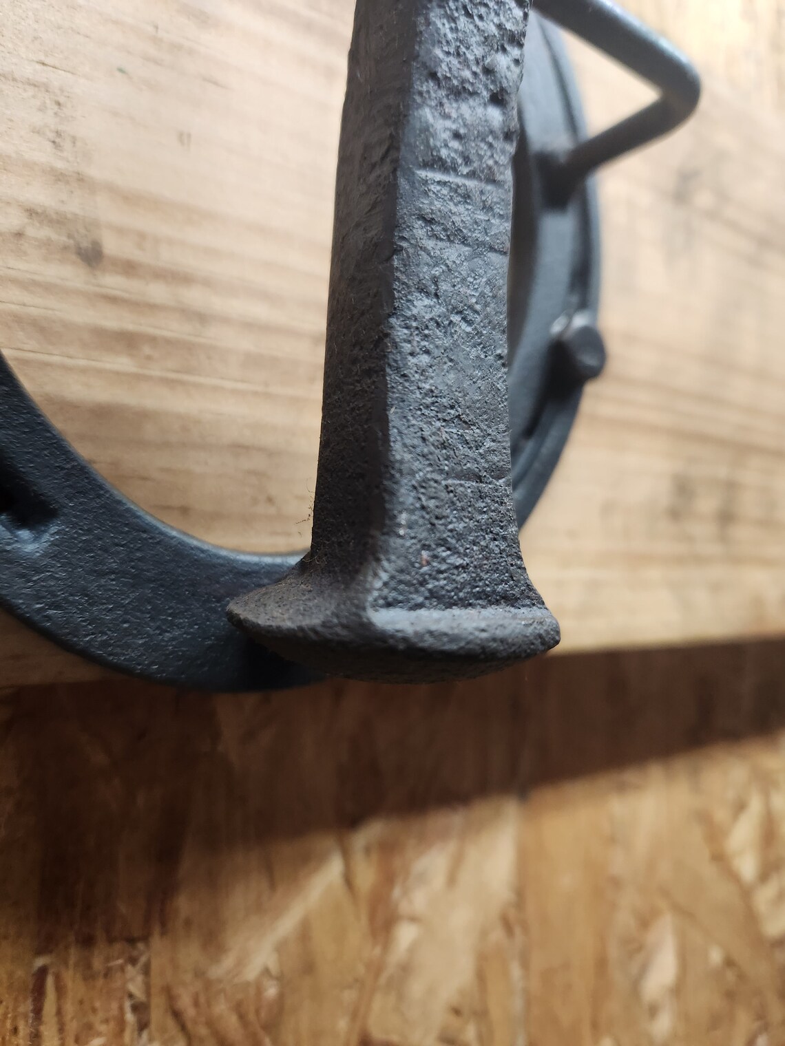 Railroad Spike Horseshoe Door Knocker - Etsy