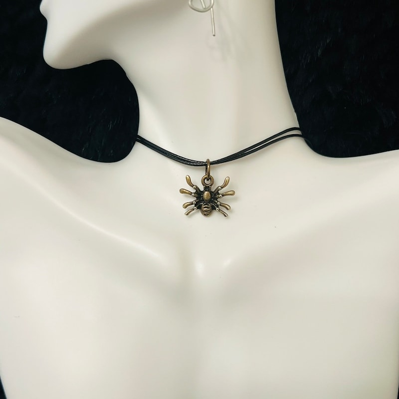 Spider Necklace - Etsy