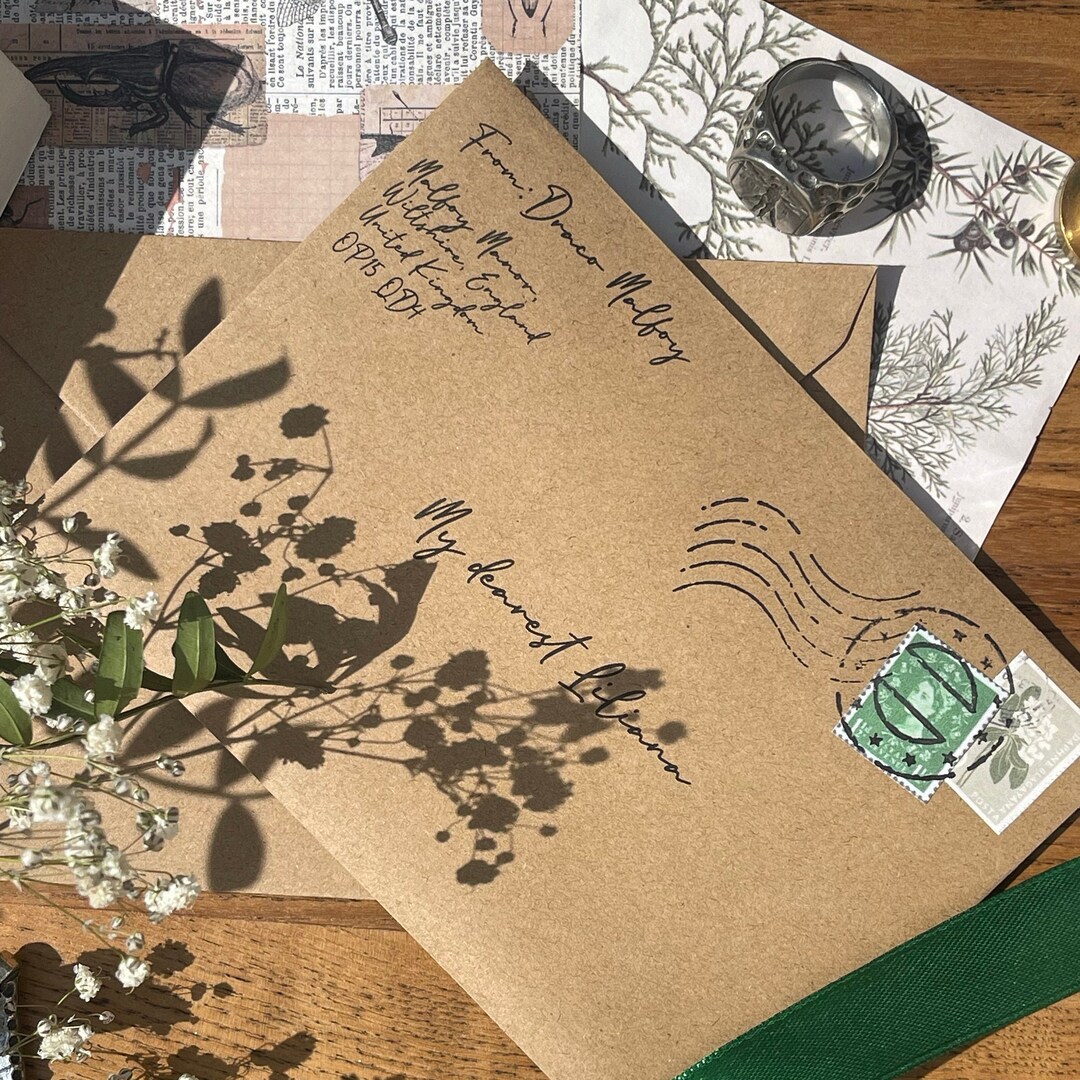 Draco Malfoy Comfort Character Letter - Shifting, Gift, Character ...