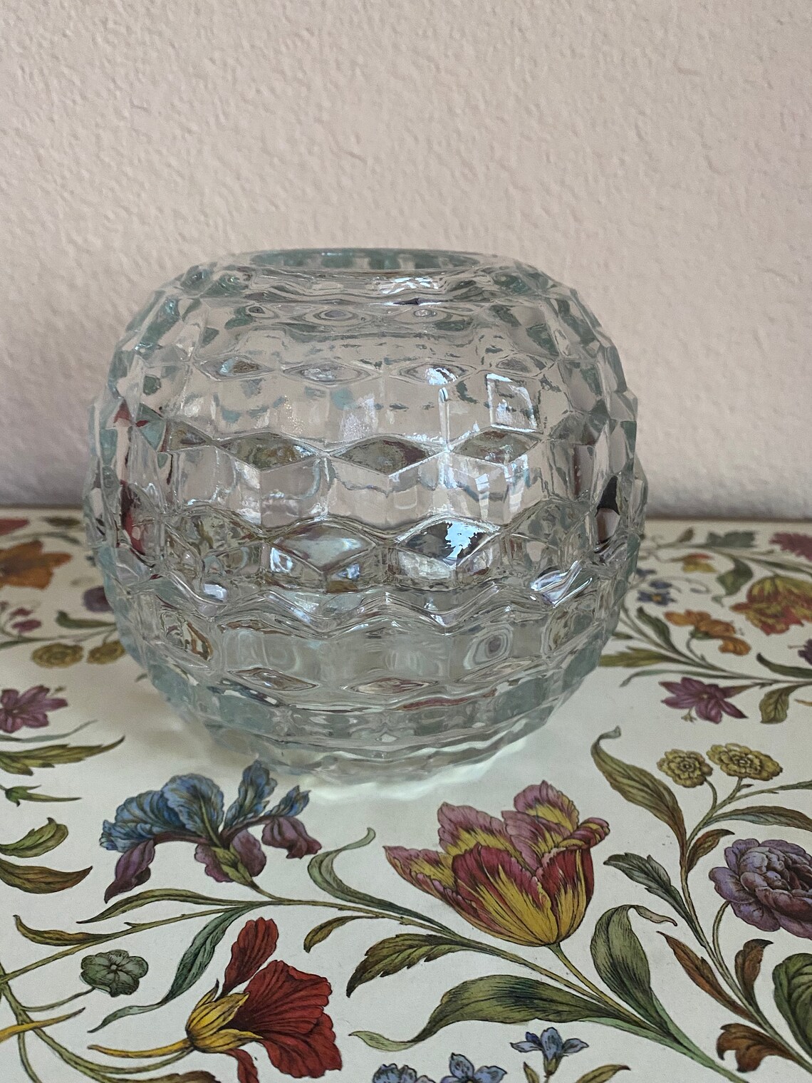 Vintage Homco Fairy Lamp Round Honeycomb - Etsy