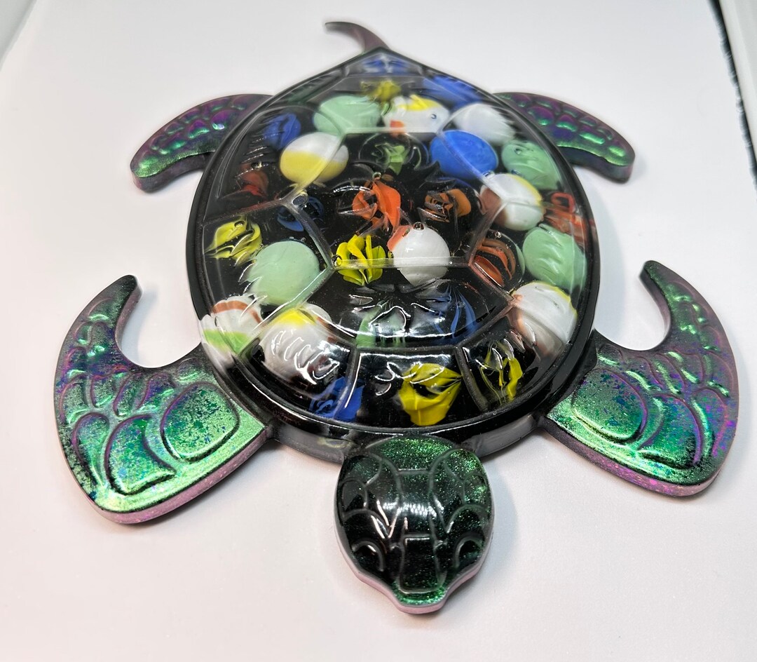 Marble Turtle - Etsy