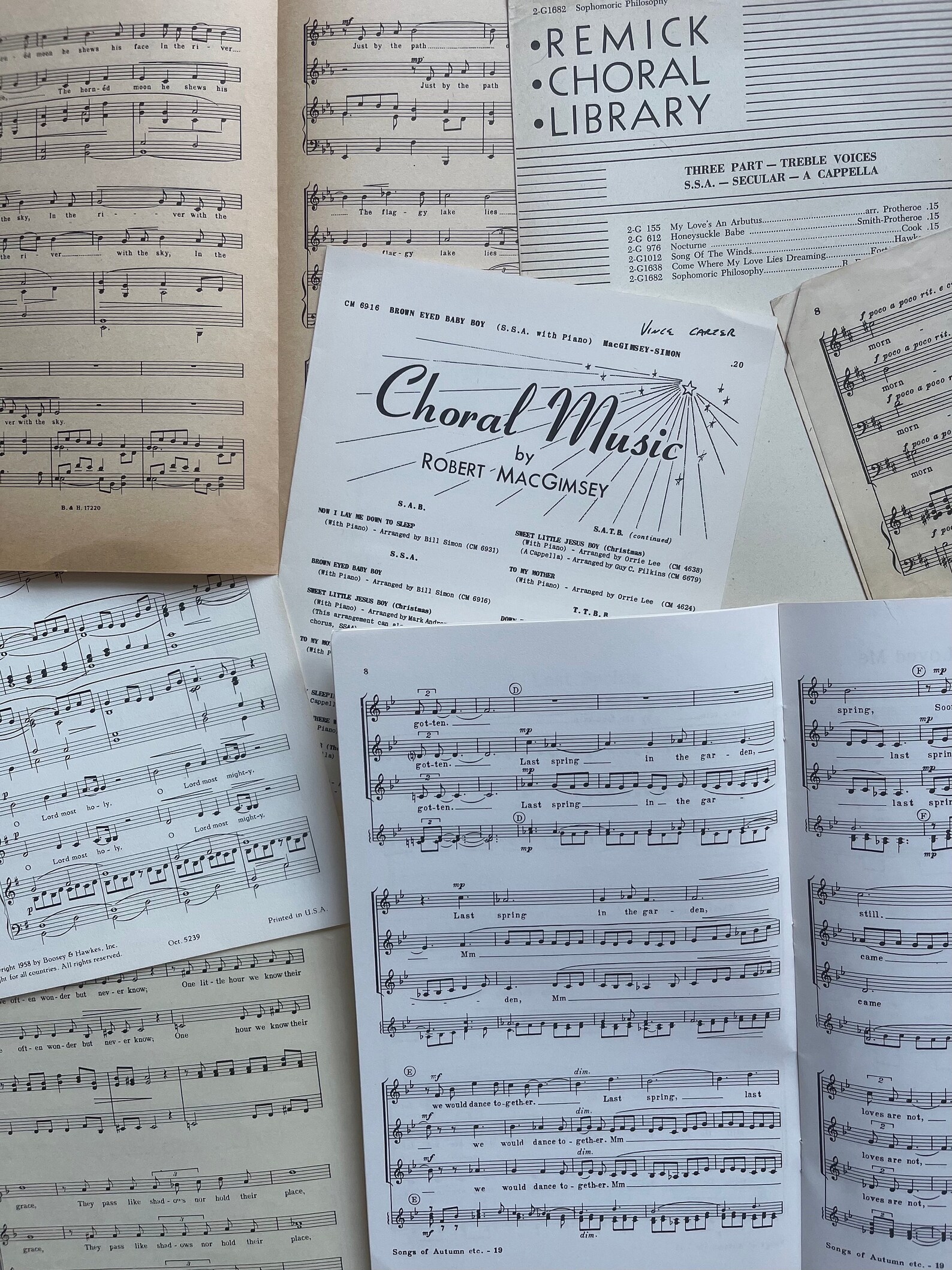 Vintage Sheet Music bundle of 60 pages | Etsy