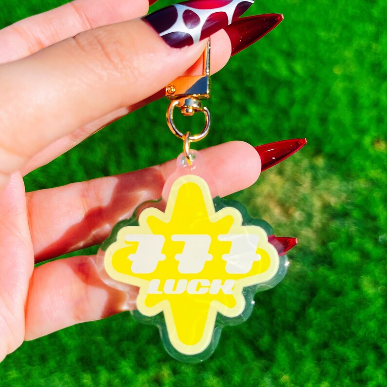 Angel Number Acrylic Keychains Y2K Keychain Cyber Keychain Angel ...