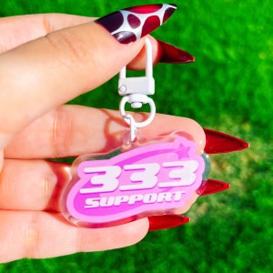 LAST CHANCE! | Angel Number Acrylic Keychains | Y2K Keychain | Cyber ...