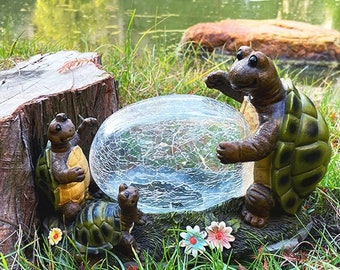 Turtle Solar Light - Etsy