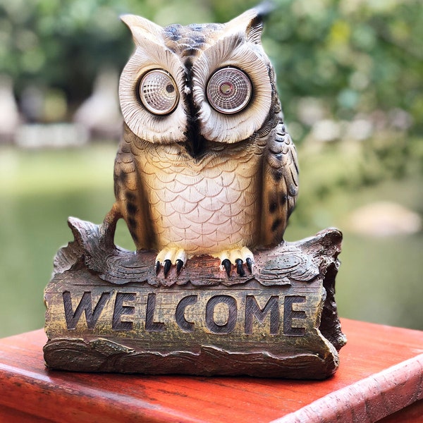 Solar Welcome Sign - Etsy