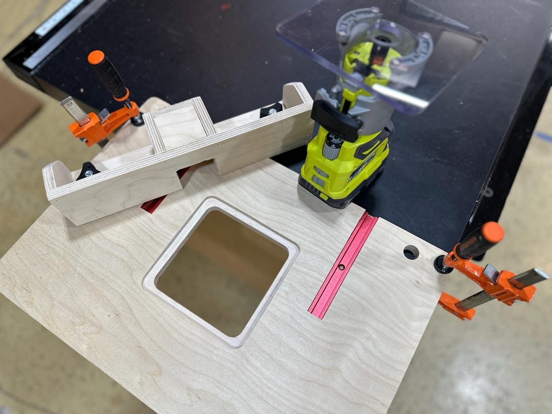 Sistema de mesa y guía para fresadora Ryobi con placa: para fresadora ...