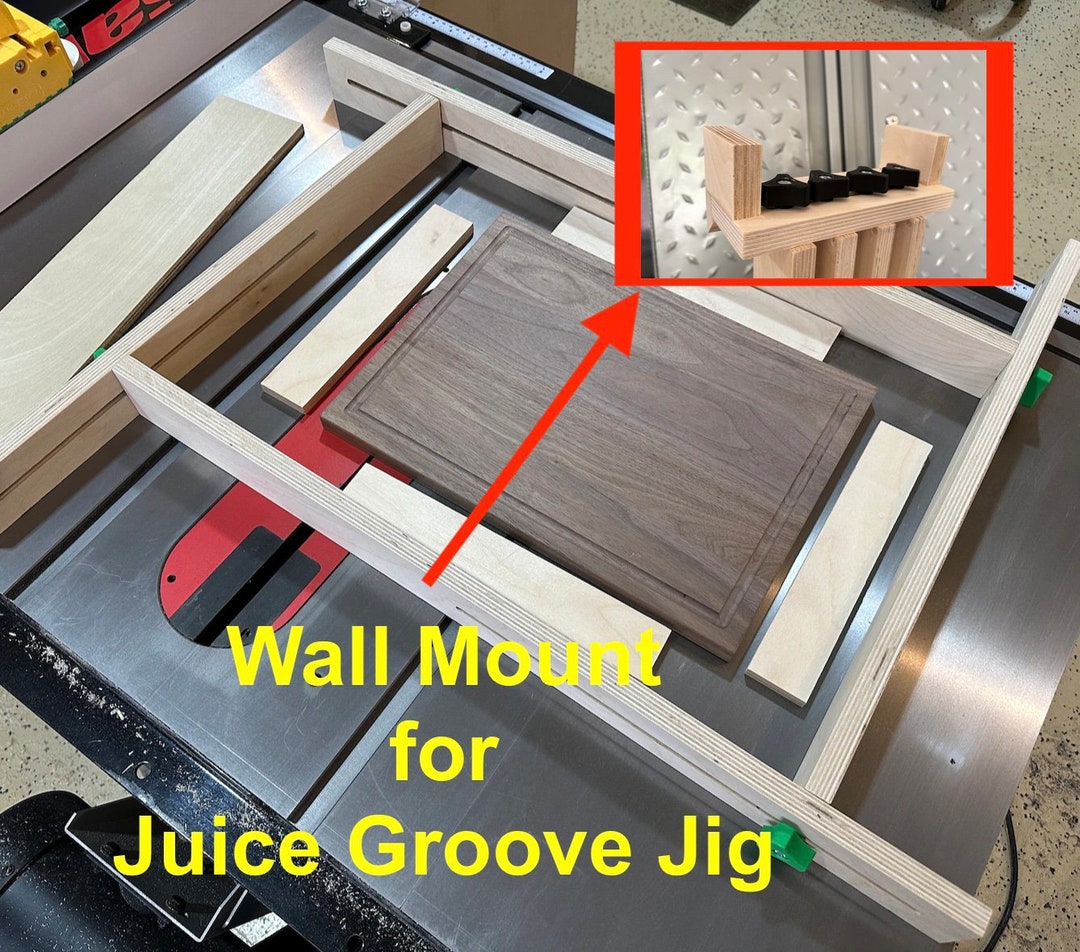 Juice Groove Jig Holder - Wall Mount - Holds Jig, Knobs, and Spacers ...