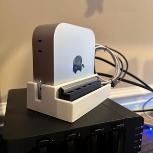 Mac Mini M4 Dock - Stand - Vertical - Peripheral Holder - All in One ...