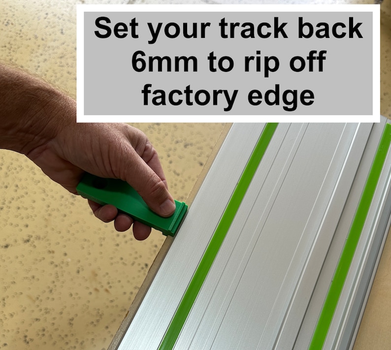 Track Saw Setback Tool: 3mm or 6mm Rip Guide - Etsy