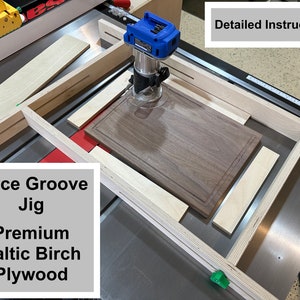 Baltic Birch Juice Groove Jig for Cutting Boards - Veteran Made - Etsy