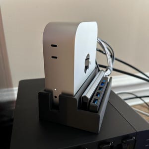 Mac Mini M4 Dock - Stand - Vertical - Peripheral Holder - All in One ...