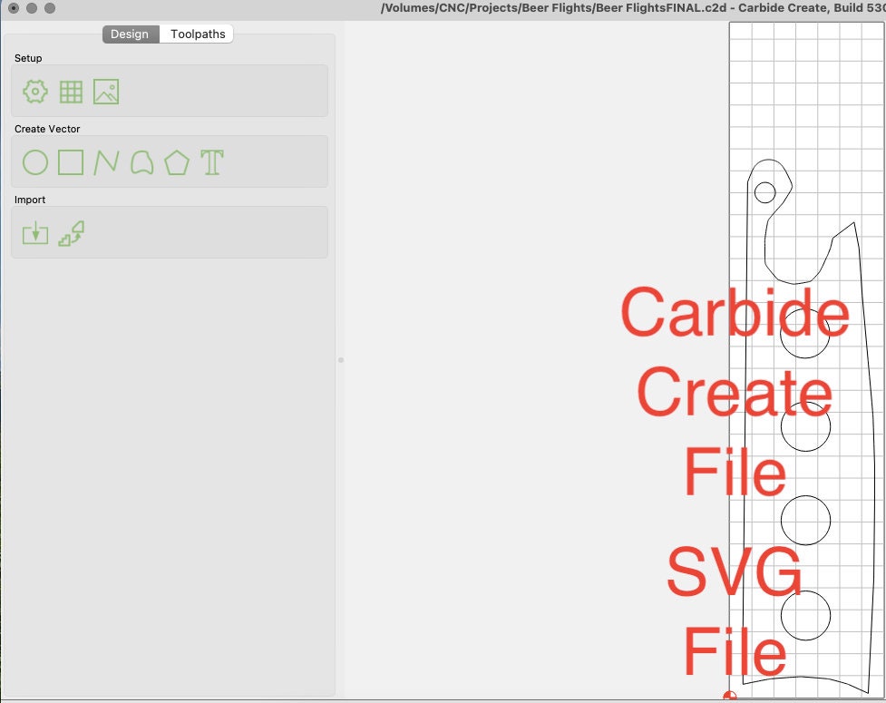 Beer Flight CNC Files Carbide Create SVG - Etsy